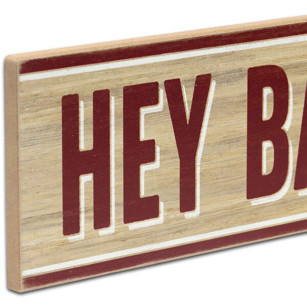 Hey Batta Batta Swing Wood Wall Decor | Open Road Brands | Shop-ORB