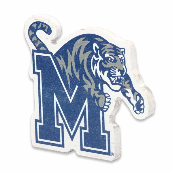 University of Memphis Logo Wood Magnet | Open Road Brands | Shop-ORB