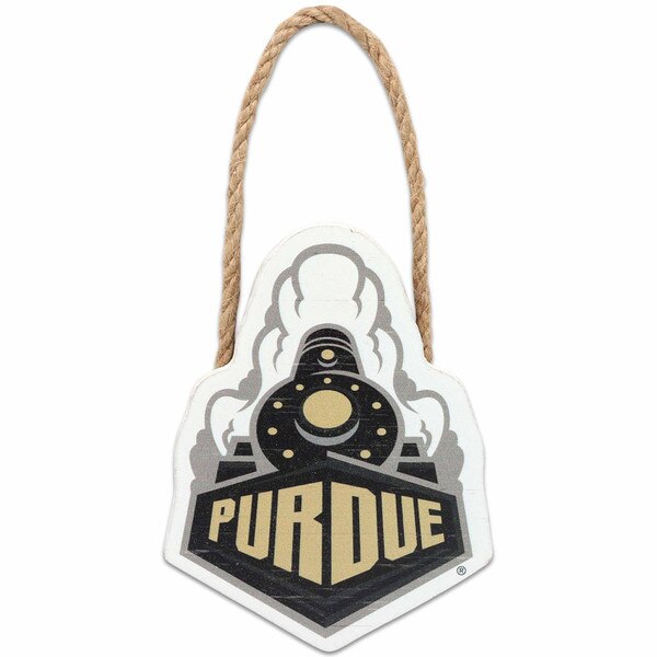 Purdue University Logo Icon Mini Hanging Wood Wall Decor | Open Road ...