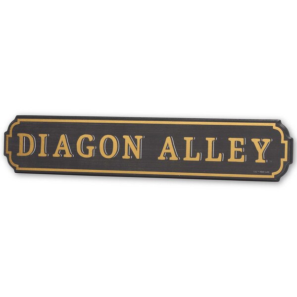 Warner Brothers Harry Potter Diagon Alley Horizontal Wood Wall Decor ...