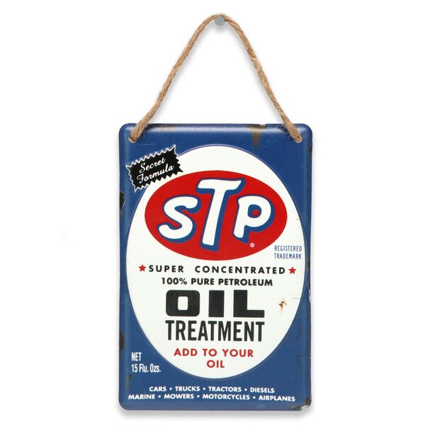 STP Oil Treatment Hanging Metal Sign | Open Road Brands | Shop-ORB