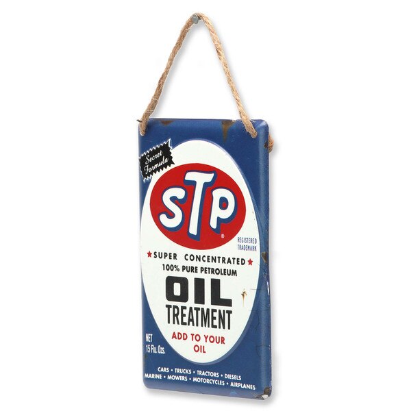 STP Oil Treatment Hanging Metal Sign | Open Road Brands | Shop-ORB