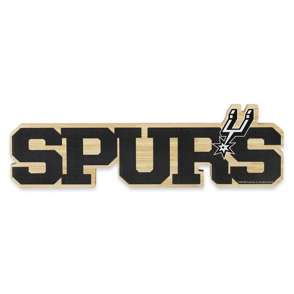 San Antonio Spurs Laser Cut Chunky Wood Decor | Open Road Brands | Shop-ORB