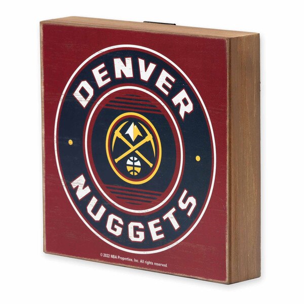 Denver Nuggets Logo Deep Wood Wall Decor | Open Road Brands | Shop-ORB