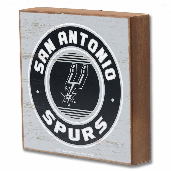 San Antonio Spurs Logo Deep Wood Wall Decor | Open Road Brands | Shop-ORB
