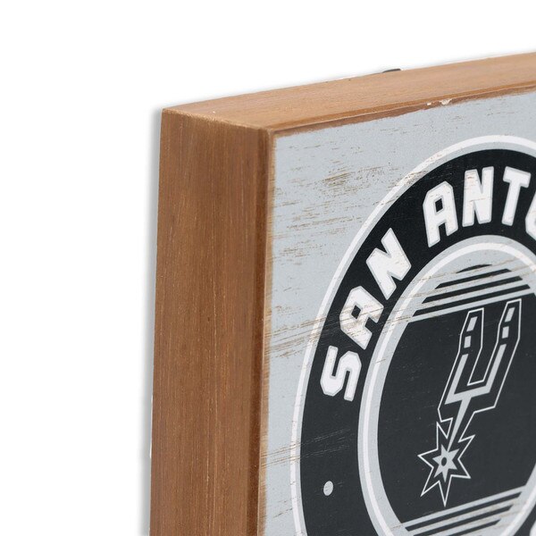 San Antonio Spurs Logo Deep Wood Wall Decor | Open Road Brands | Shop-ORB