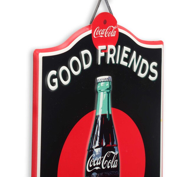 Coca-Cola Classic Good Friends Cold Drinks Metal Sign | Open Road ...