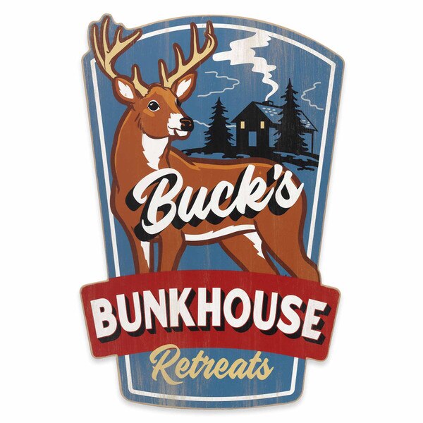 Buck's Bunkhouse Retreats Wood Wall Decor | Open Road Brands | Shop-ORB