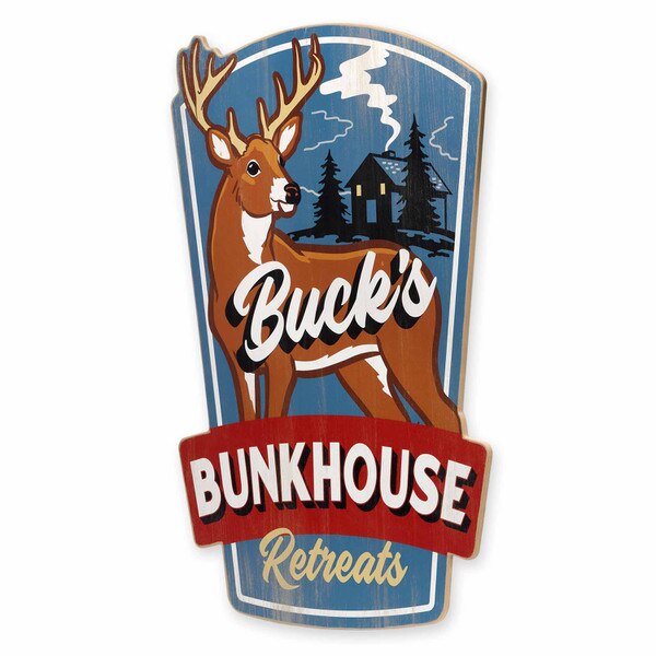 Buck's Bunkhouse Retreats Wood Wall Decor | Open Road Brands | Shop-ORB