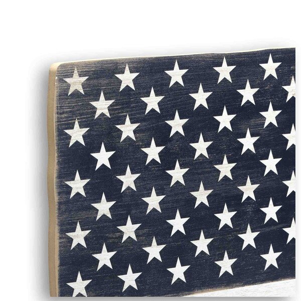 American Flag Pledge of Allegiance Wood Wall Decor | Open Road Brands ...