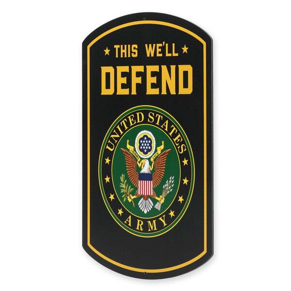 U.S. Army This We'll Defend X-Metal Sign | Open Road Brands | Shop-ORB