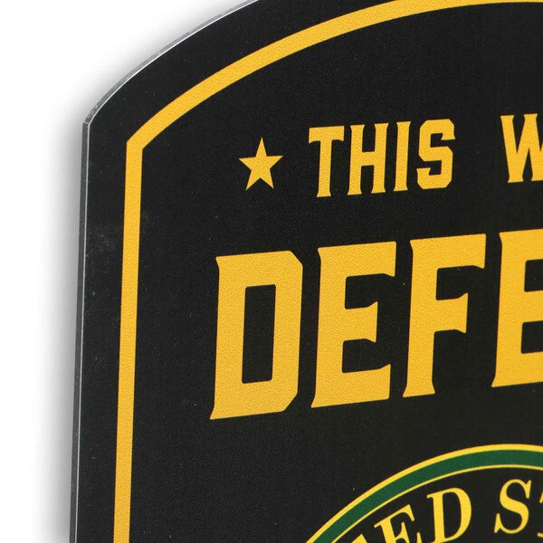 U.S. Army This We'll Defend X-Metal Sign | Open Road Brands | Shop-ORB