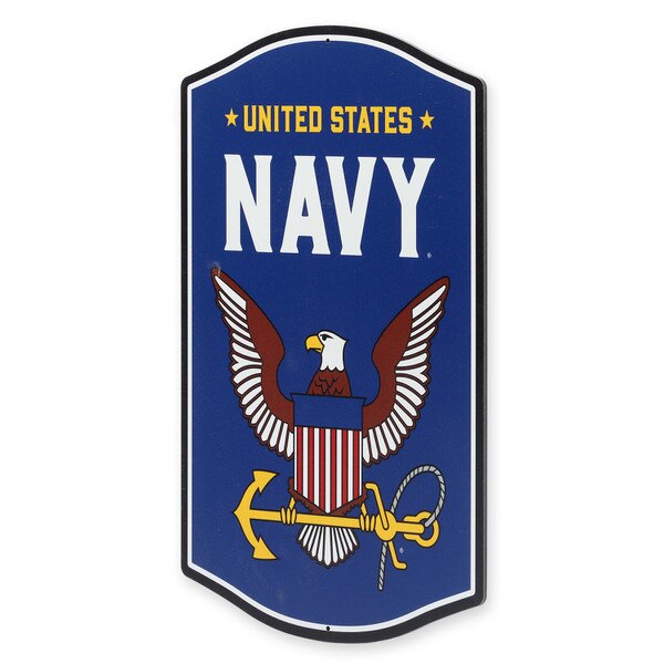 U.S. Navy Logo Metal Sign | Open Road Brands | Shop-ORB