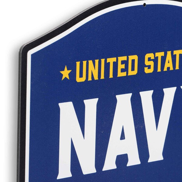 U.S. Navy Logo Metal Sign | Open Road Brands | Shop-ORB