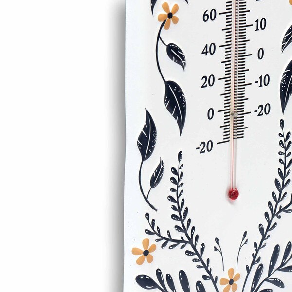 Bird & Floral Metal Wall Thermometer | Open Road Brands | Shop-ORB