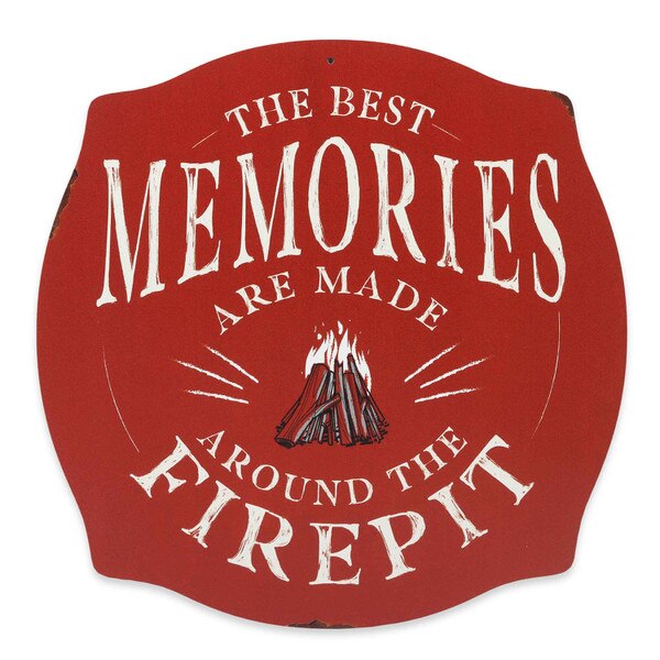 Memories Around the Fire Pit Metal Sign | Open Road Brands | Shop-ORB