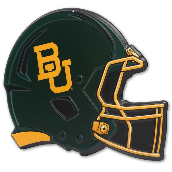 Baylor University BU Bears Helmet Metal Sign | Open Road Brands | Shop-ORB