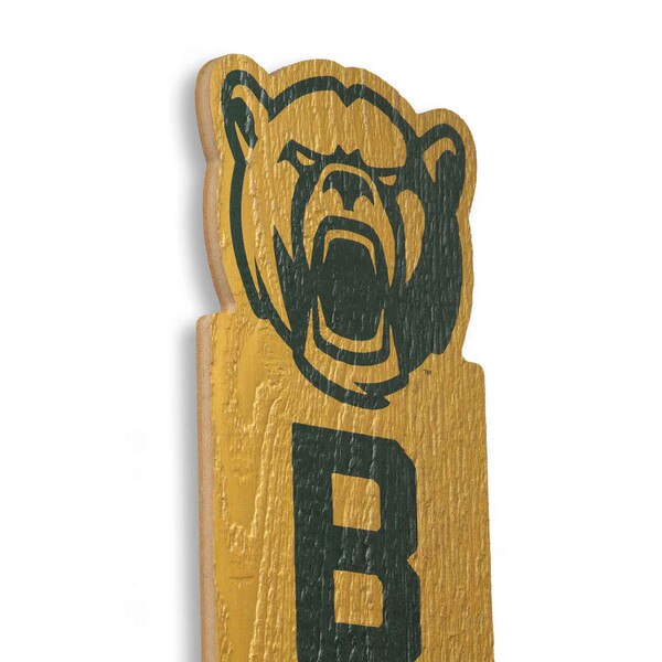 Baylor University Bears BU Vertical Porch Leaner Wood Wall Decor | Open ...