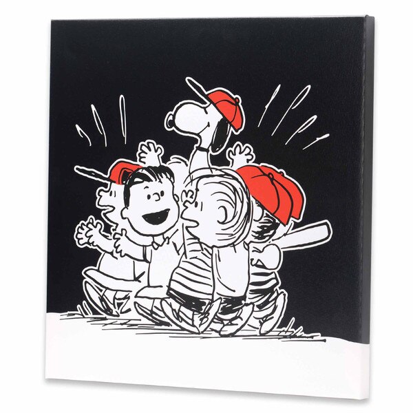 Peanuts Worldwide LLC Charlie Brown, Snoopy, & Gang Celebration Canvas ...