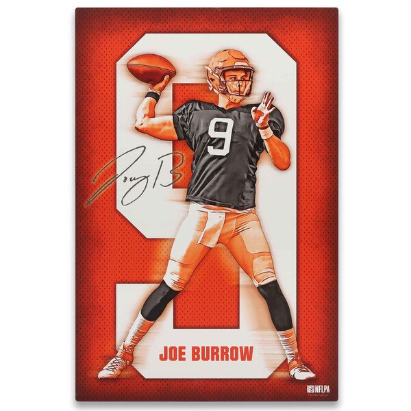 Cincinnati Bengals Joe Burrow Number 9 Tile Metal Sign | Open Road ...