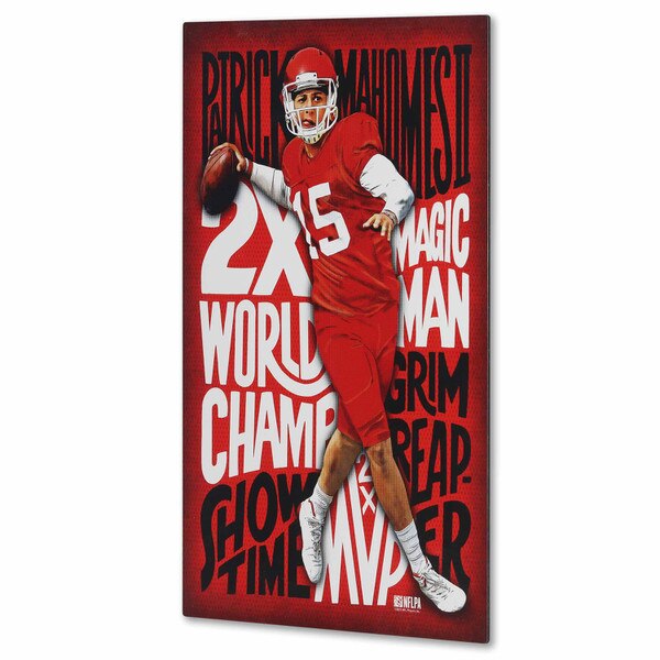 Kansas City Chiefs Patrick Mahomes Magic Man World Champ Tile Metal ...