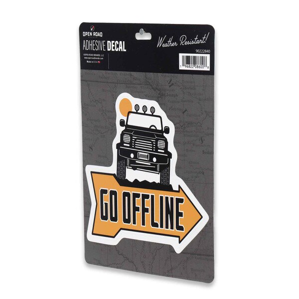 Go Offline SUV Adhesive Vinyl Decal | Open Road Brands | Shop-ORB
