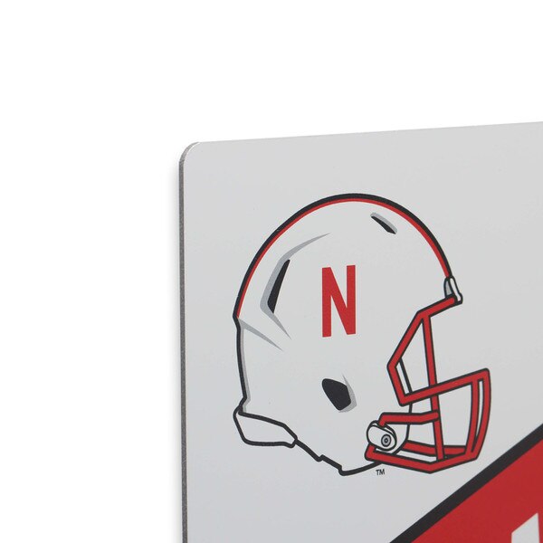 University of Nebraska UNL Helmet Tile Metal Sign | Open Road Brands ...