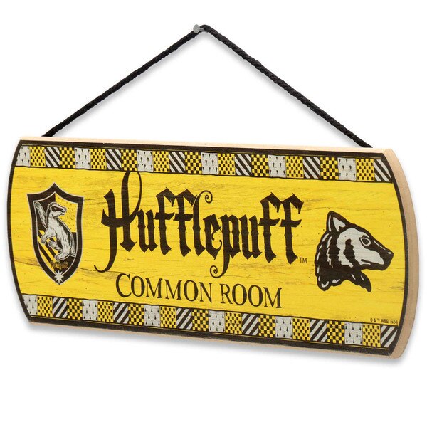 Warner Brother Harry Potter Hufflepuff Common Room Hanging Wood Wall ...