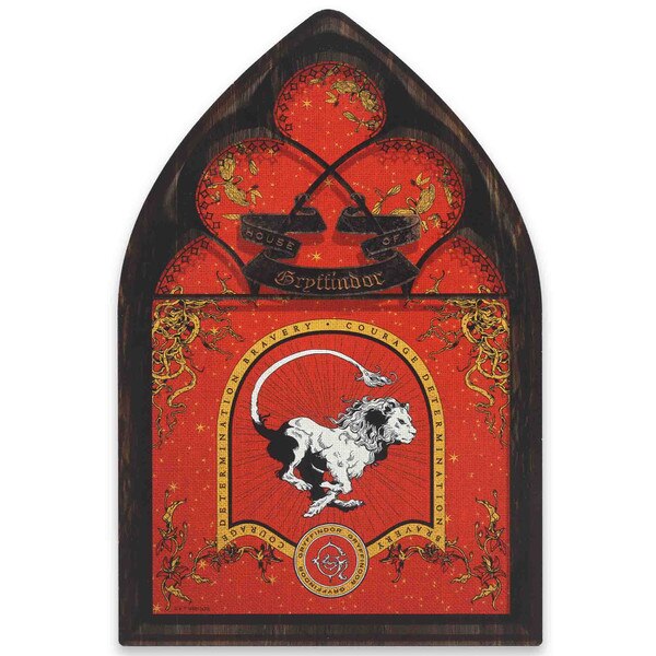 Warner Bros. Harry Potter Gryffindor House Wood Wall Decor | Open Road ...