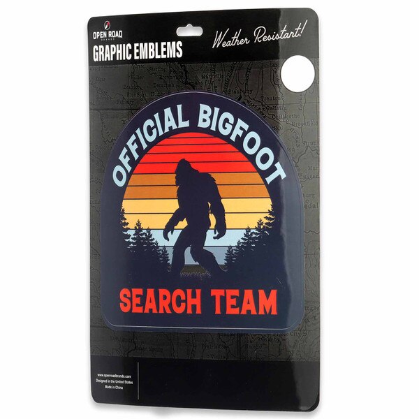 Bigfoot Search Team Adhesive Vinyl Decal | Open Road Brands | Shop-ORB