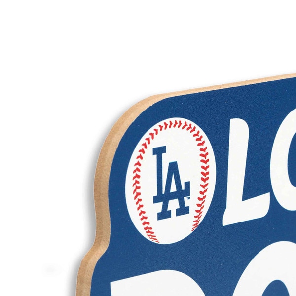 Los Angeles Dodgers Retro Team Name Wood Wall Decor | Open Road Brands ...