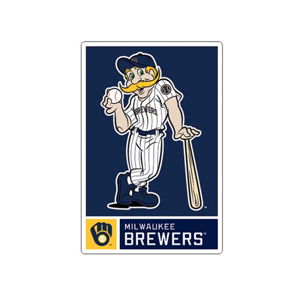 Bernie Brewer Mascot Wood Magnet | Open Road Brands | Shop-ORB
