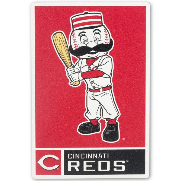 Mr. Red Reds Mascot Wood Magnet | Open Road Brands | Shop-ORB
