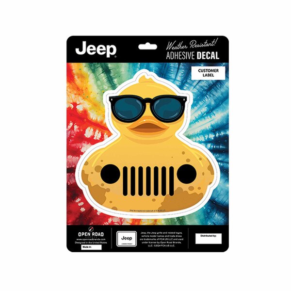 Jeep Duck Adhesive Decal | Open Road Brands