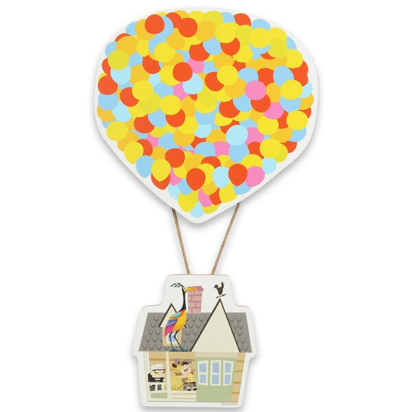 Disney Pixar Up Balloon House Hanging Wood Wall Decor | Open Road ...