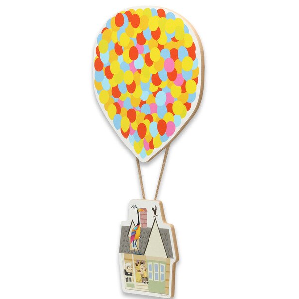 Disney Pixar Up Balloon House Hanging Wood Wall Decor | Open Road ...