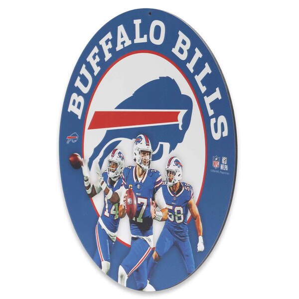 Buffalo Bills Gameday Round Metal Sign | Open Road Brands | Shop-ORB