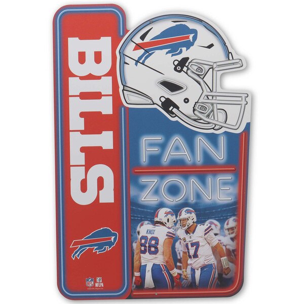 Buffalo Bills Fan Zone Metal Sign | Open Road Brands | Shop-ORB
