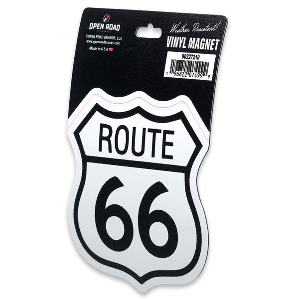 Route 66 Highway Sign Vinyl Magnet | Open Road Brands | Shop-ORB