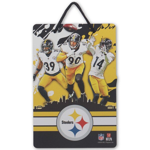 Pittsburgh Steelers Skyline Hanging X-Metal | Open Road Brands | Shop-ORB