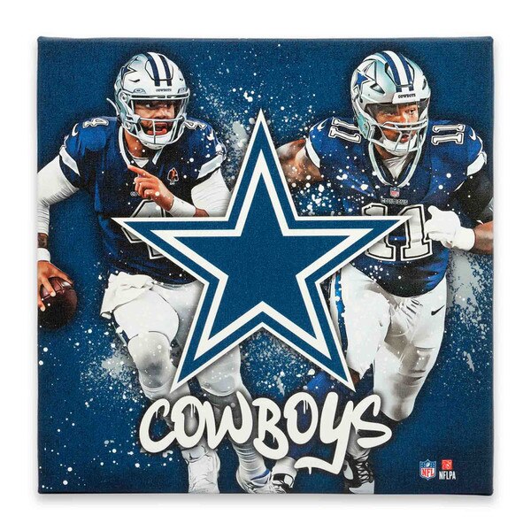 Dallas Cowboys Splash Canvas | Open Road Brands | Shop-ORB