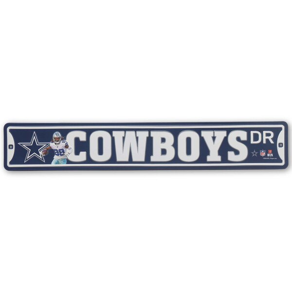Dallas Cowboys Street Sign Embrossed Metal Wall Decor | Open Road Brands