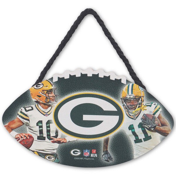 Green Bay Packers Oval Wood Wall Art | Open Road Brands