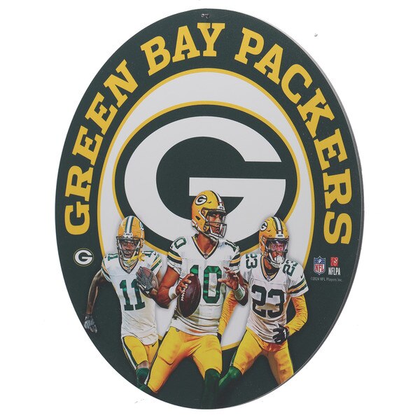 Green Bay Packers Gameday Round Metal Sign | Open Road Brands | Shop-ORB