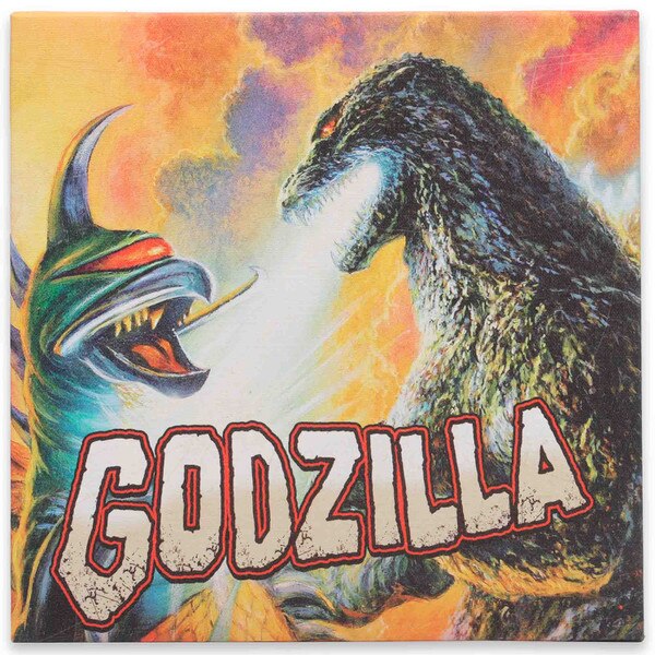 Toho International Godzilla vs. Gigan Fiery Canvas Wall Decor | Open ...