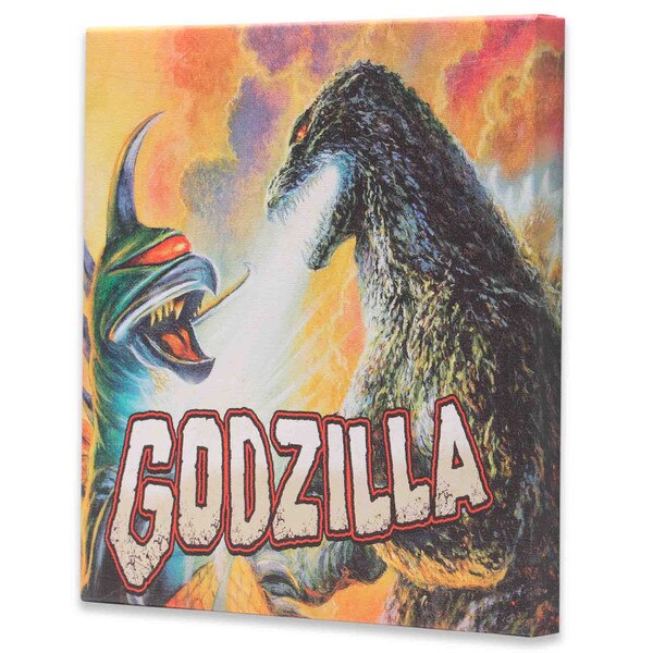 Toho International Godzilla vs. Gigan Fiery Canvas Wall Decor | Open ...
