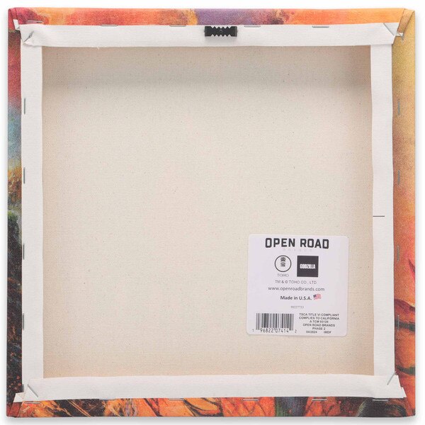 Toho International Godzilla vs. Gigan Fiery Canvas Wall Decor | Open ...