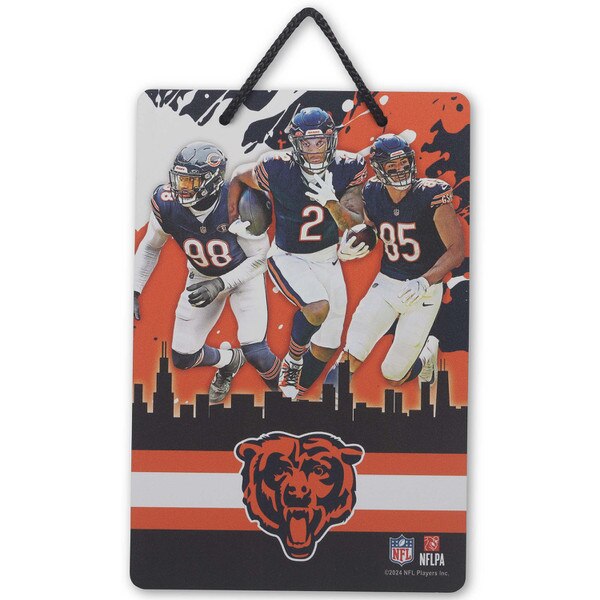 Chicago Bears City Skyline Hanging X-Metal | Open Road Brands | Shop-ORB