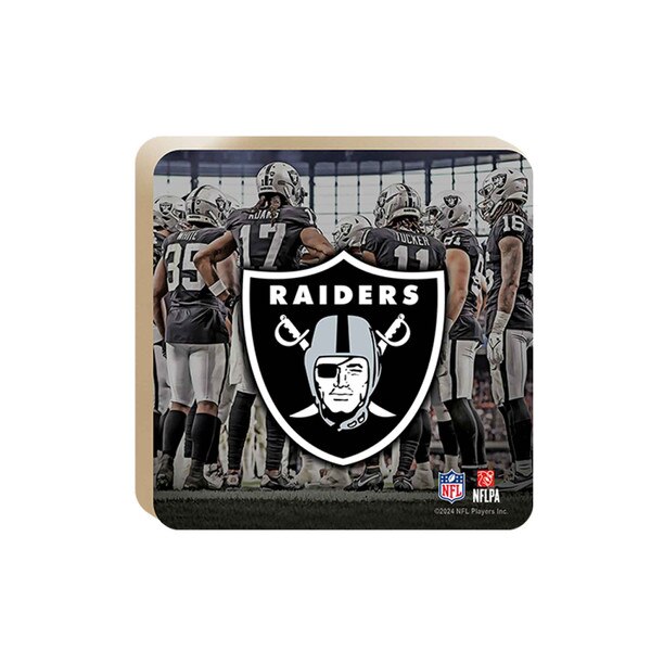Las Vegas Raiders Team Huddle Tabletop Wood | Open Road Brands | Shop-ORB