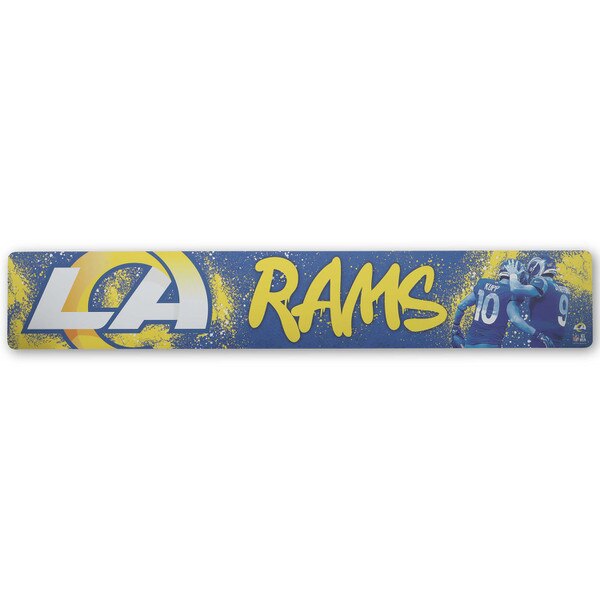 Los Angeles Rams Urban Graffiti Metal Sign | Open Road Brands | Shop-ORB